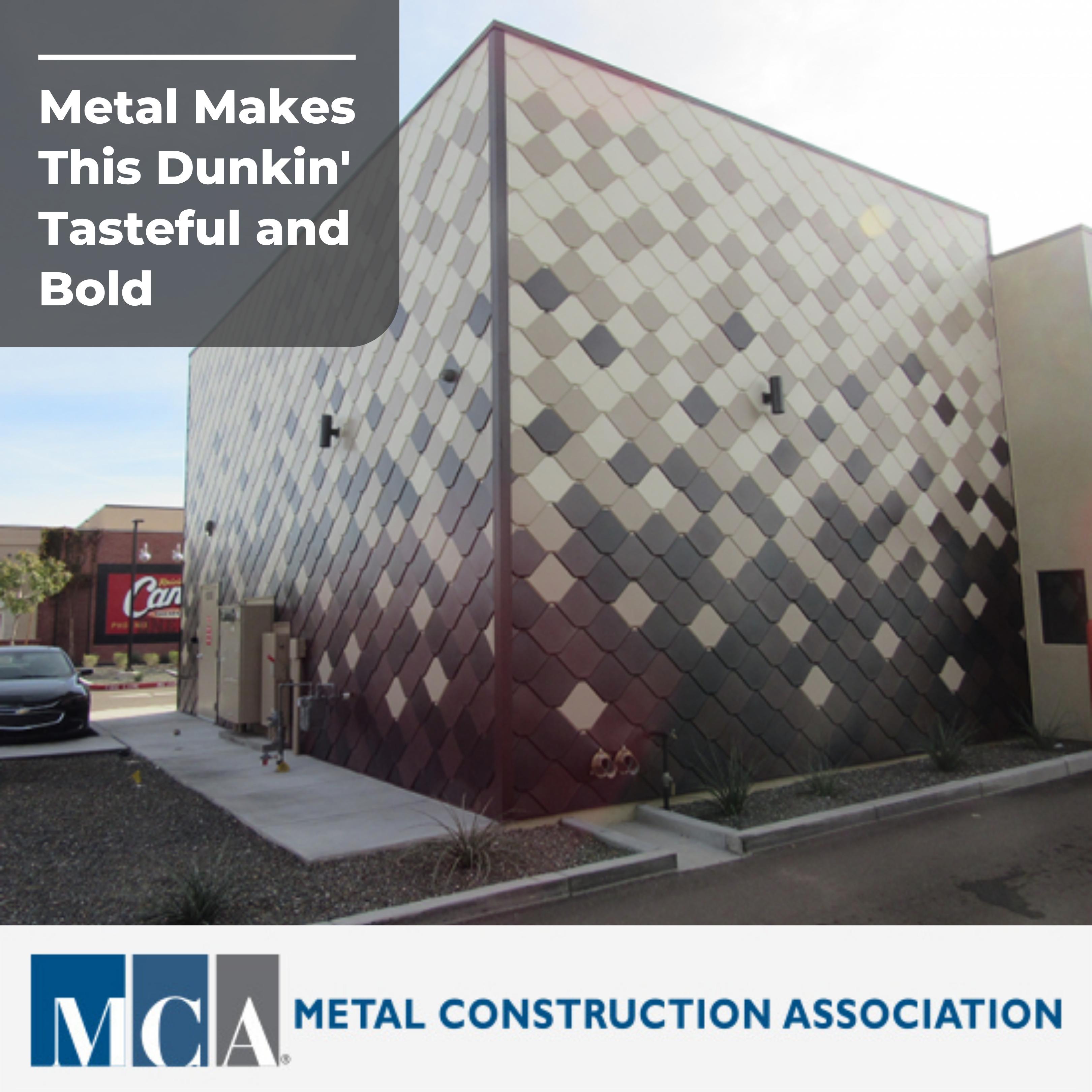 Metal Makes this Dunkin’ Tasteful and Bold | Metal Construction ...