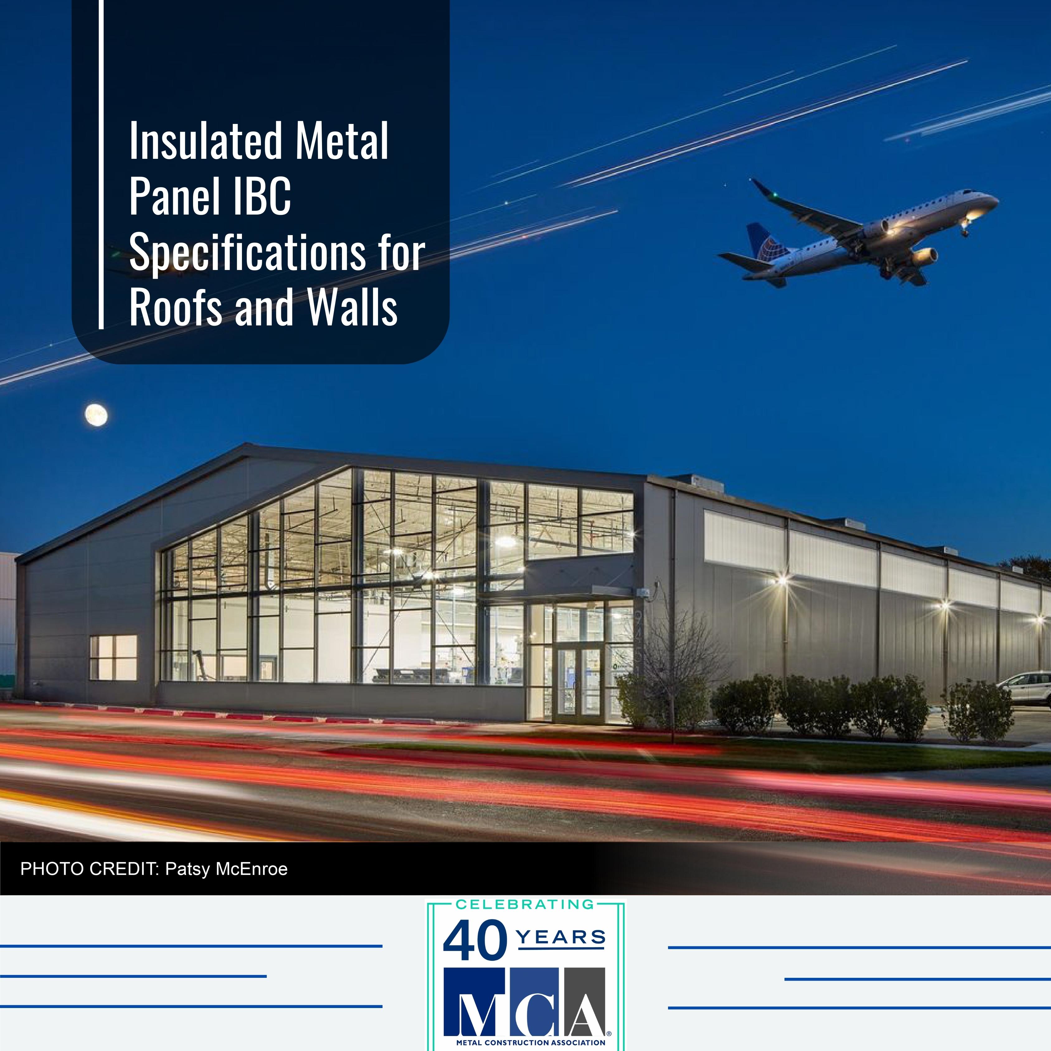 Insulated Metal Panel IBC Specifications for Roofs and Walls | Metal ...