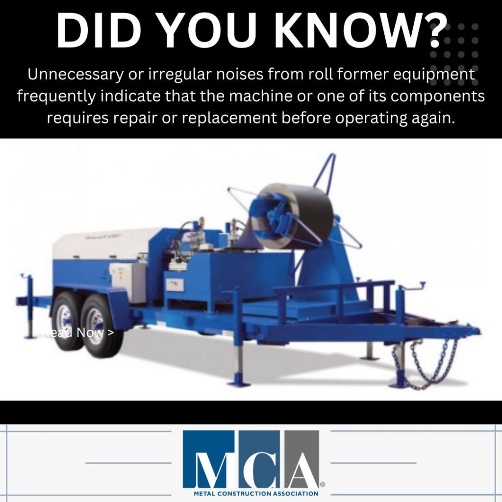 Portable Roll Former Equipment | Metal Construction Association Blog