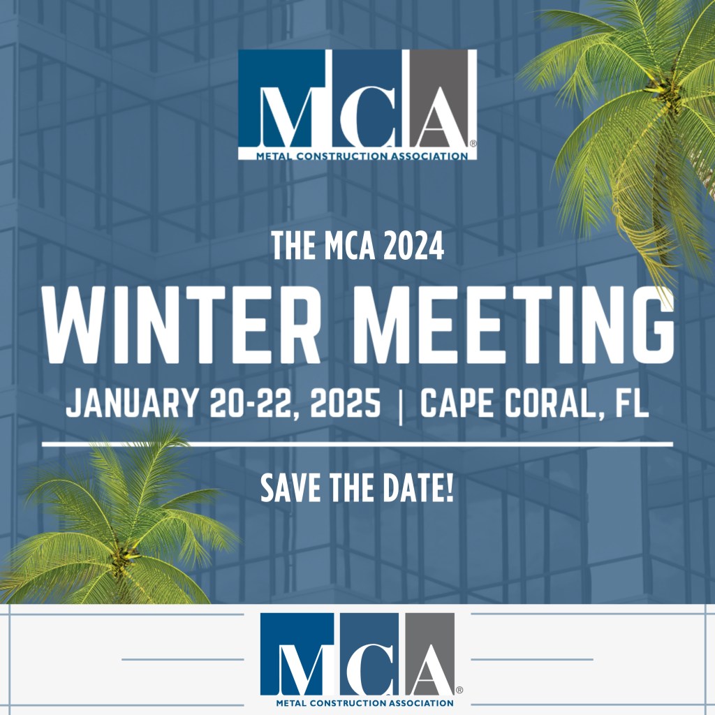 MCA Winter Meeting 2025 | Metal Construction Association Blog