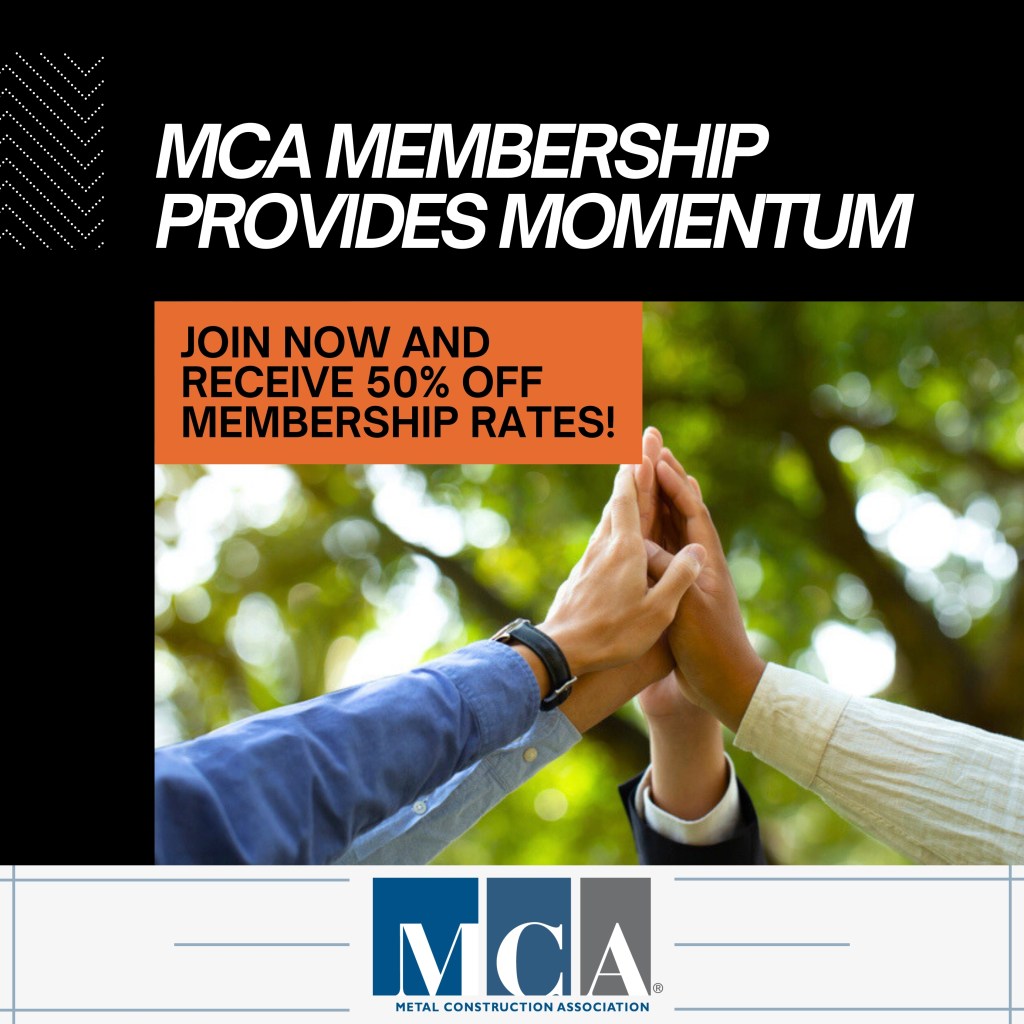 MCA Membership Provides Momentum | Metal Construction Association Blog